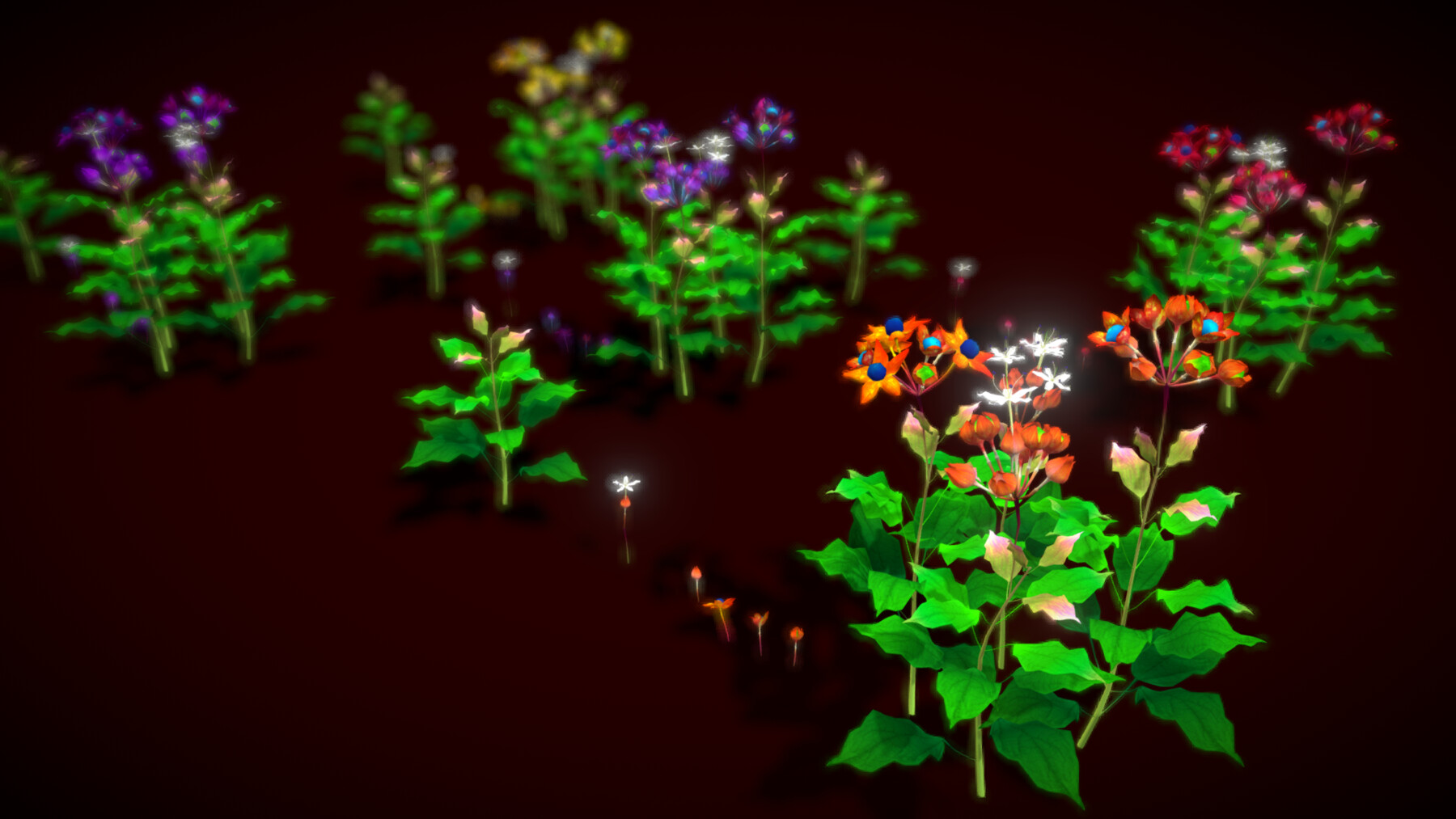 ArtStation - Flower Clerodendrum Trichotomum | Game Assets