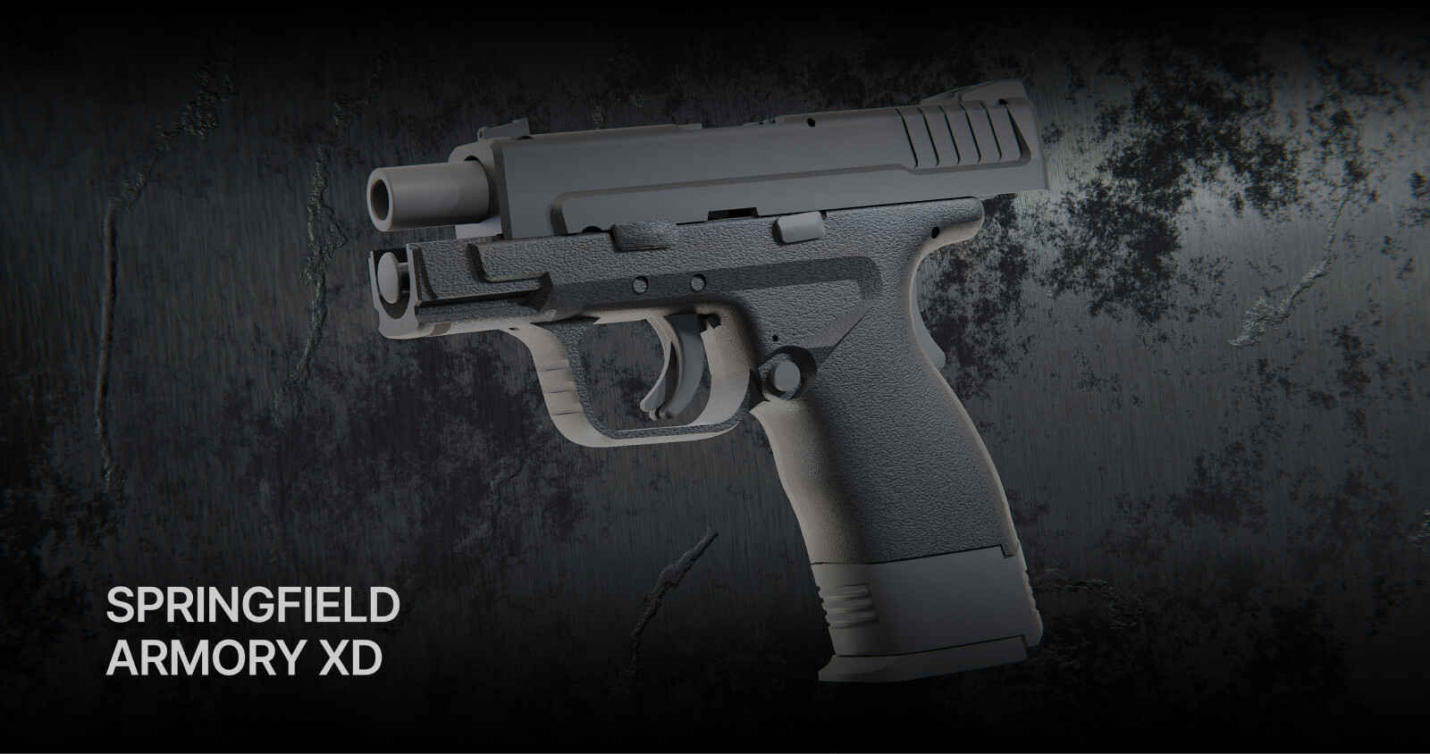 ArtStation - Springfield Armory XD (Whith shadering) | Game Assets