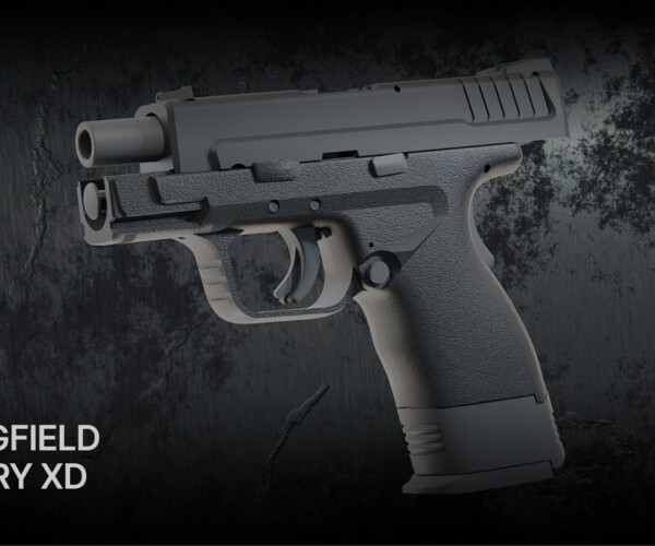 ArtStation - Springfield Armory XD (Whith shadering) | Game Assets