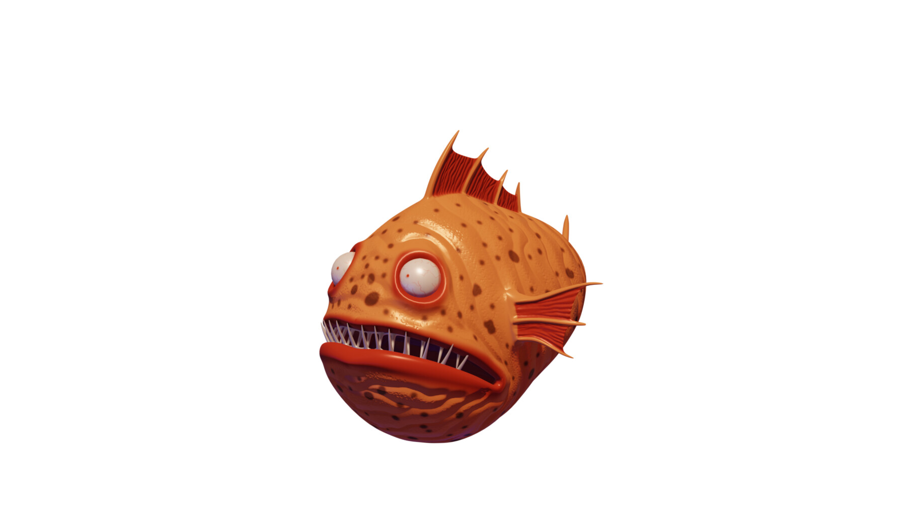 ArtStation - creepy fish | Game Assets