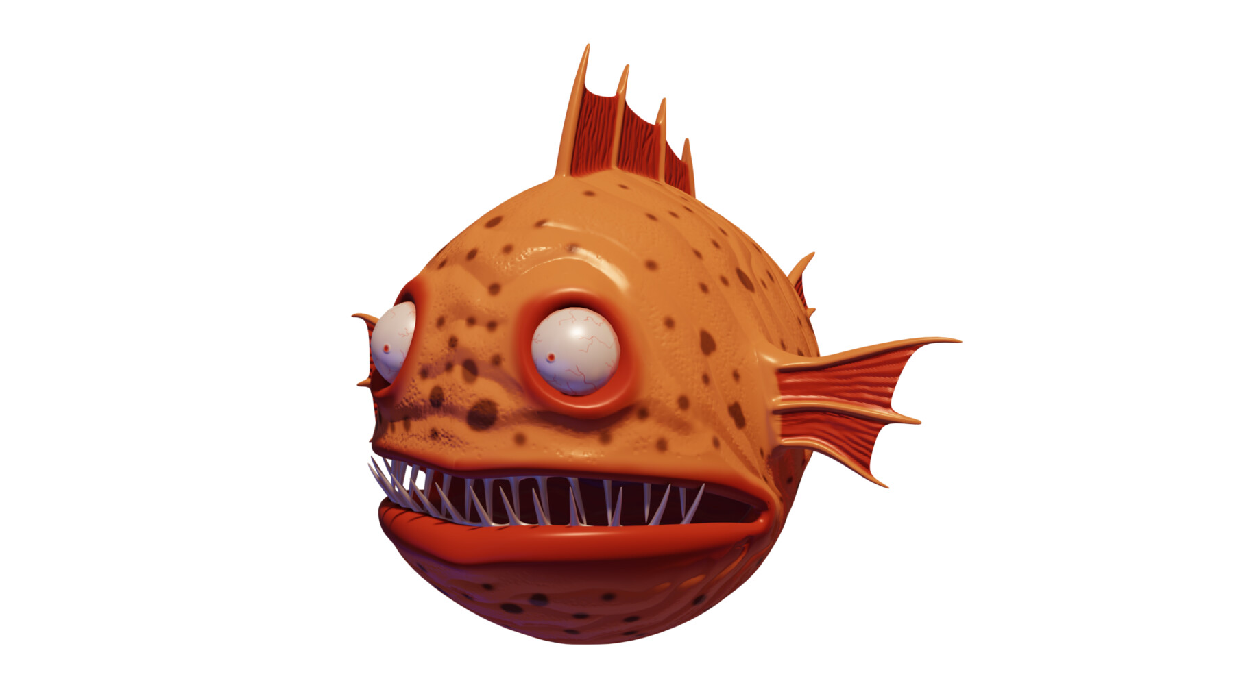 ArtStation - creepy fish | Game Assets