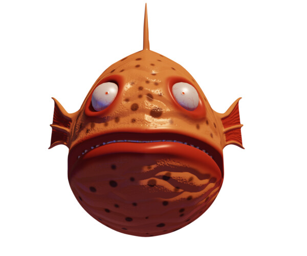 ArtStation - creepy fish | Game Assets