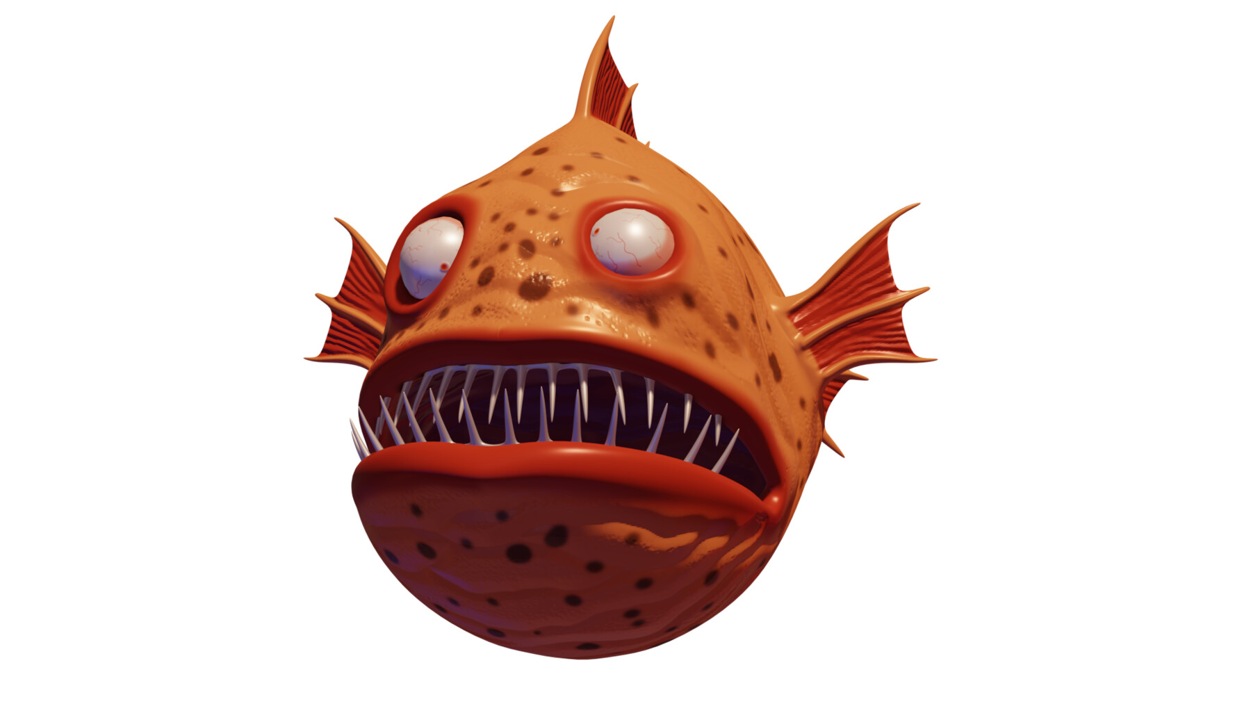 ArtStation - creepy fish | Game Assets