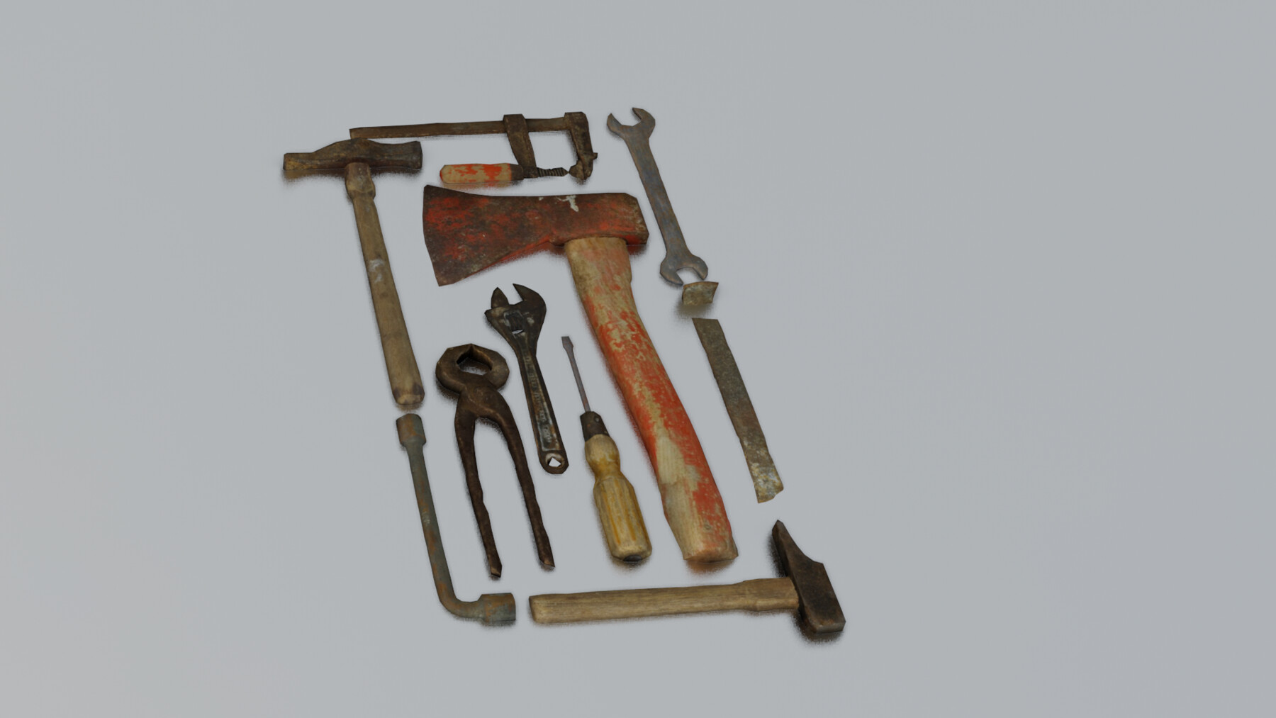 ArtStation - TOOLS SET GAME READY LOW POLY | Resources