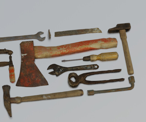 ArtStation - TOOLS SET GAME READY LOW POLY | Resources