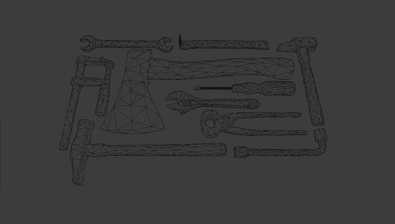 ArtStation - TOOLS SET GAME READY LOW POLY | Resources