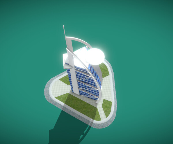 ArtStation - Burj Al Arab Hotel | Game Assets