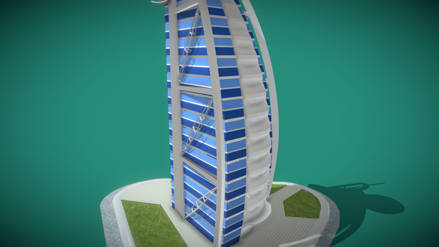 ArtStation - Burj Al Arab Hotel | Game Assets