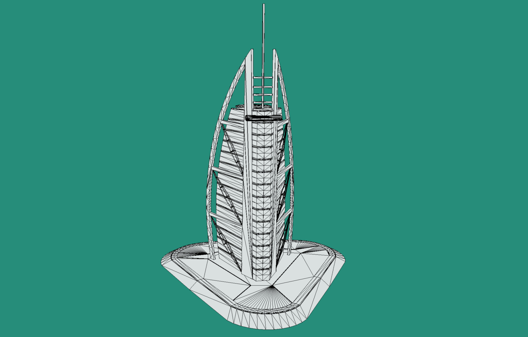 ArtStation - Burj Al Arab Hotel | Game Assets