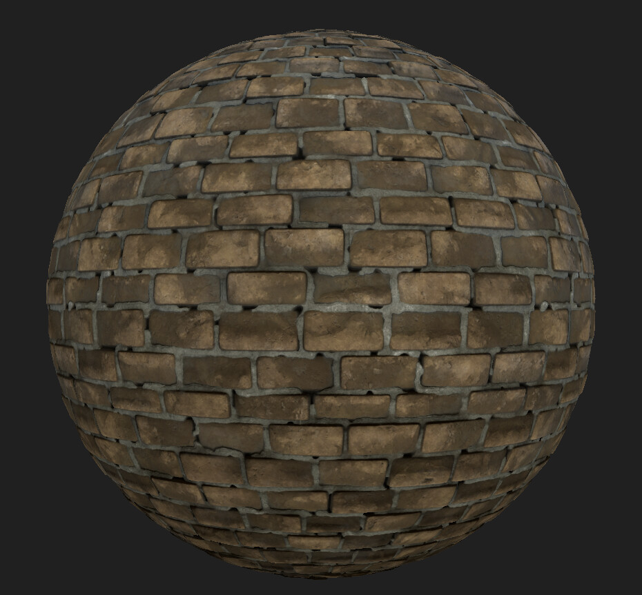 ArtStation - Ground Brick Material 6 | Resources