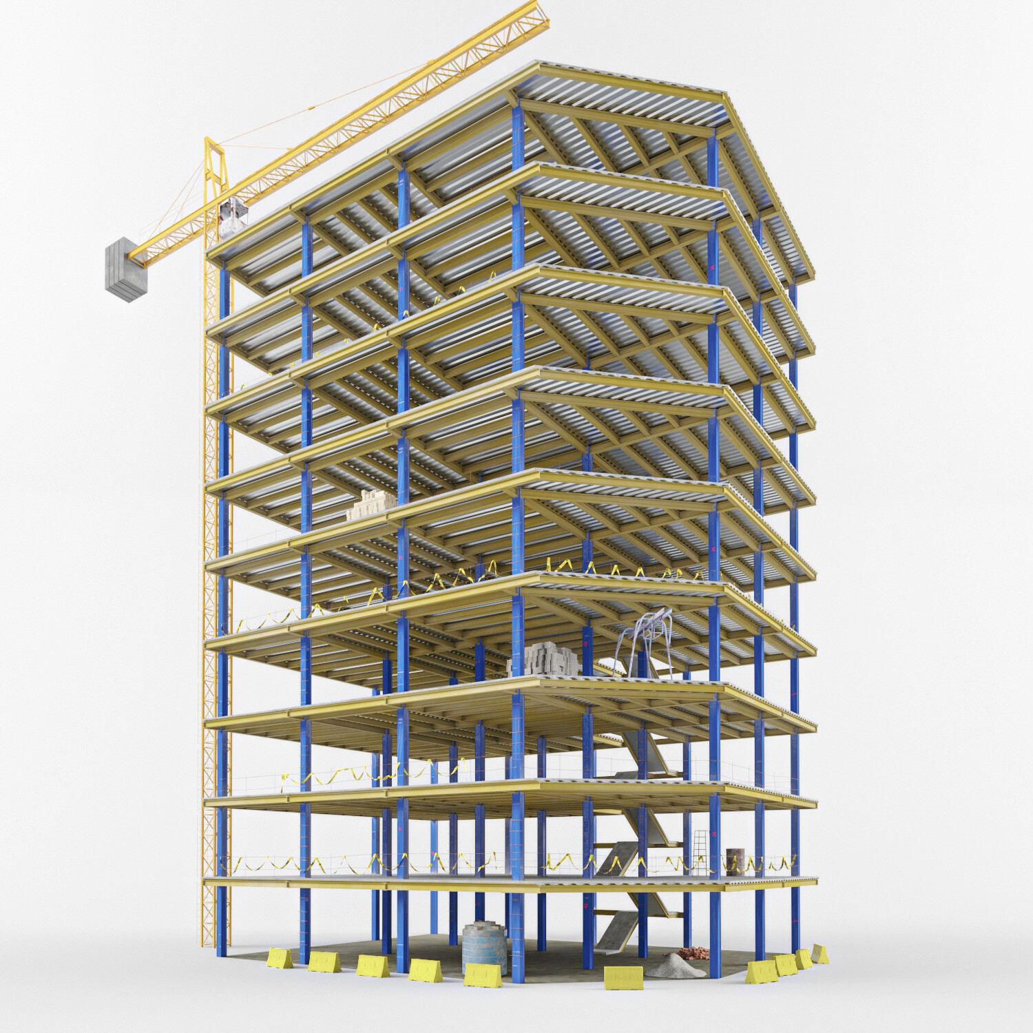 ArtStation - Steel Frame Building | Resources