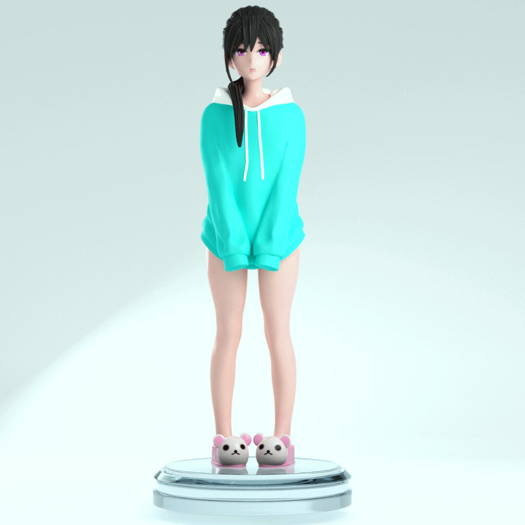 ArtStation - girl stl (15 cm) | Resources