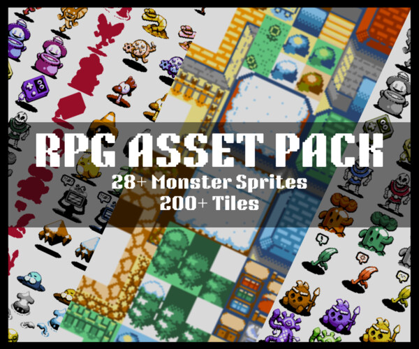 ArtStation - RPG Pixel Art Asset Pack | Game Assets