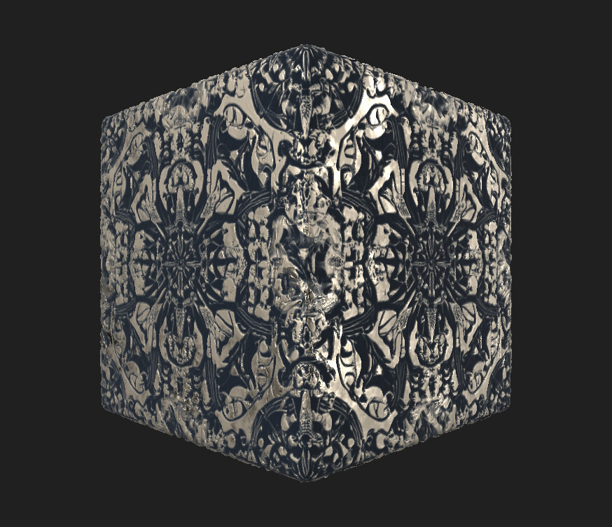 ArtStation - AI painting generate 20 Carved materials package | Resources