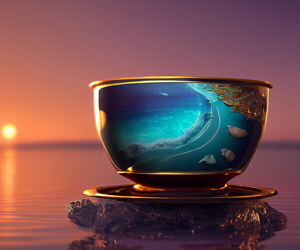 ArtStation - Sunset Tea | Artworks