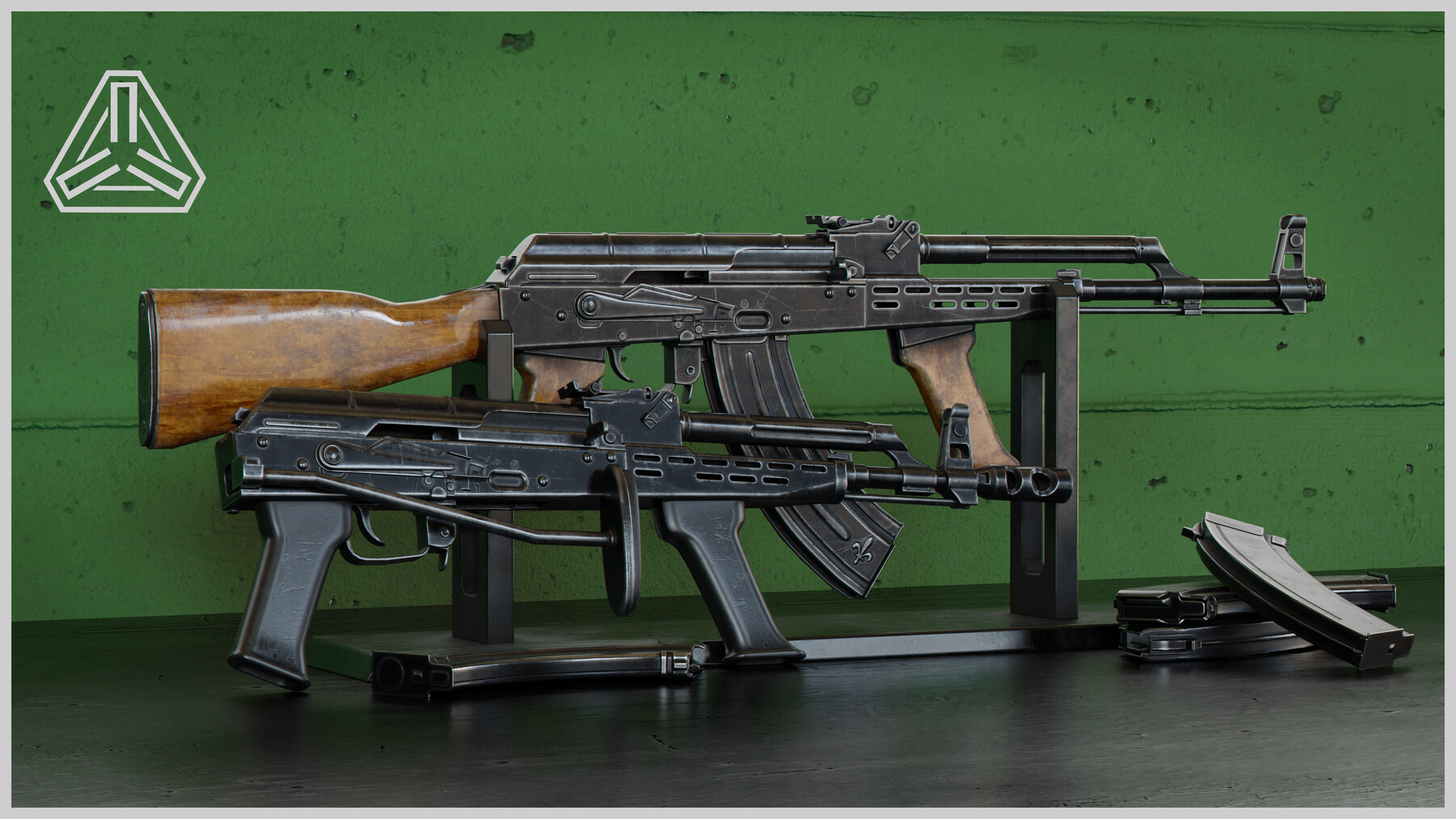 ArtStation - Hungarian AKs, AKM-63 - AMD-65 | Game Assets