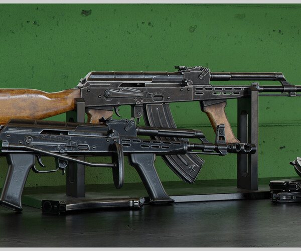 ArtStation - Hungarian AKs, AKM-63 - AMD-65 | Game Assets