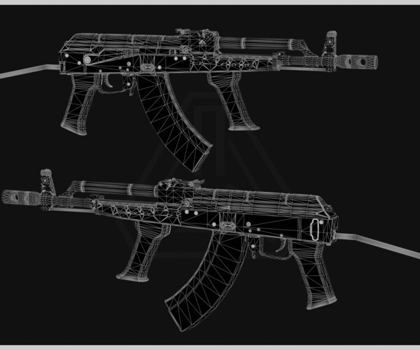 ArtStation - Hungarian AKs, AKM-63 - AMD-65 | Game Assets