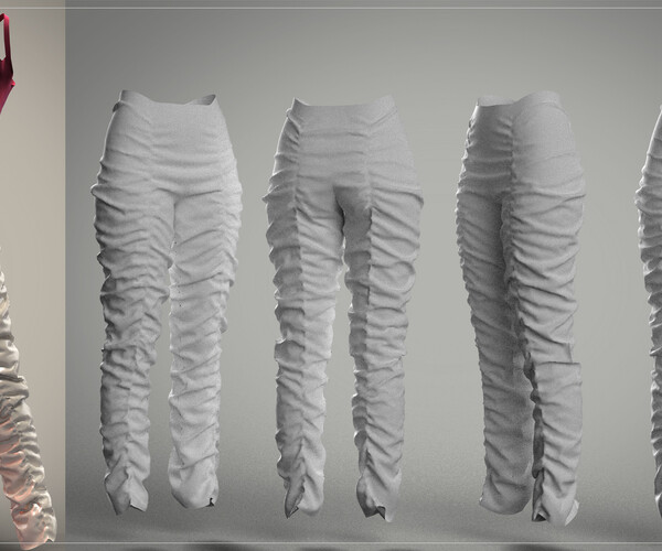 ArtStation - 5 fantasy PANTS -marvelous designer/clo3d project file+FBX ...