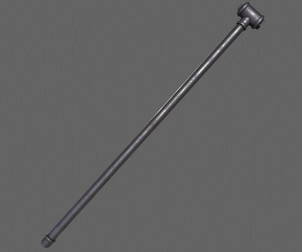 ArtStation - PBR Pipe Weapon V2b | Game Assets