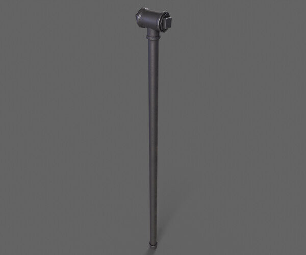 ArtStation - PBR Pipe Weapon V2b | Game Assets
