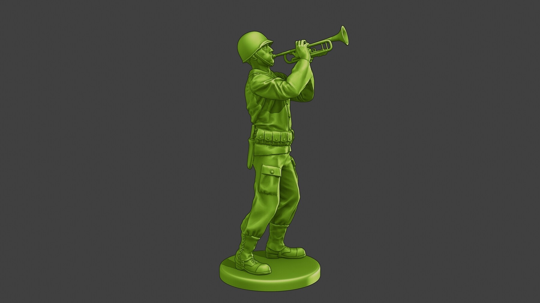 ArtStation - American soldier ww2 Trumpet A15 | Resources