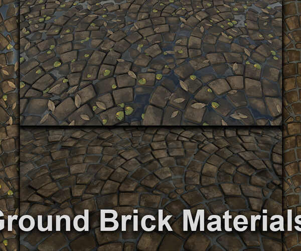 ArtStation - Ground Brick Material 9 | Resources