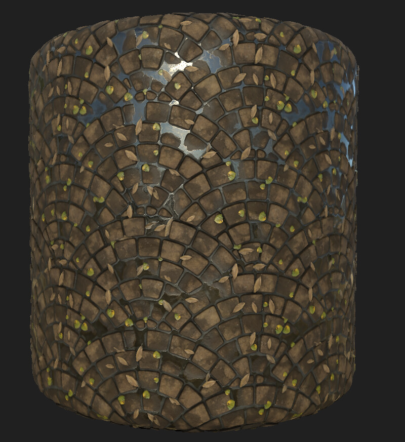 ArtStation - Ground Brick Material 9 | Resources