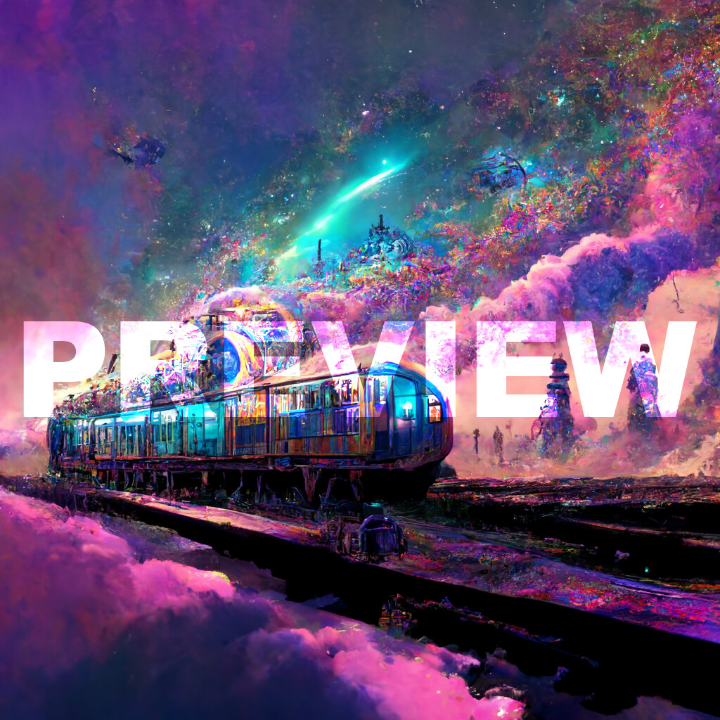 ArtStation - Psychedelic train | Artworks