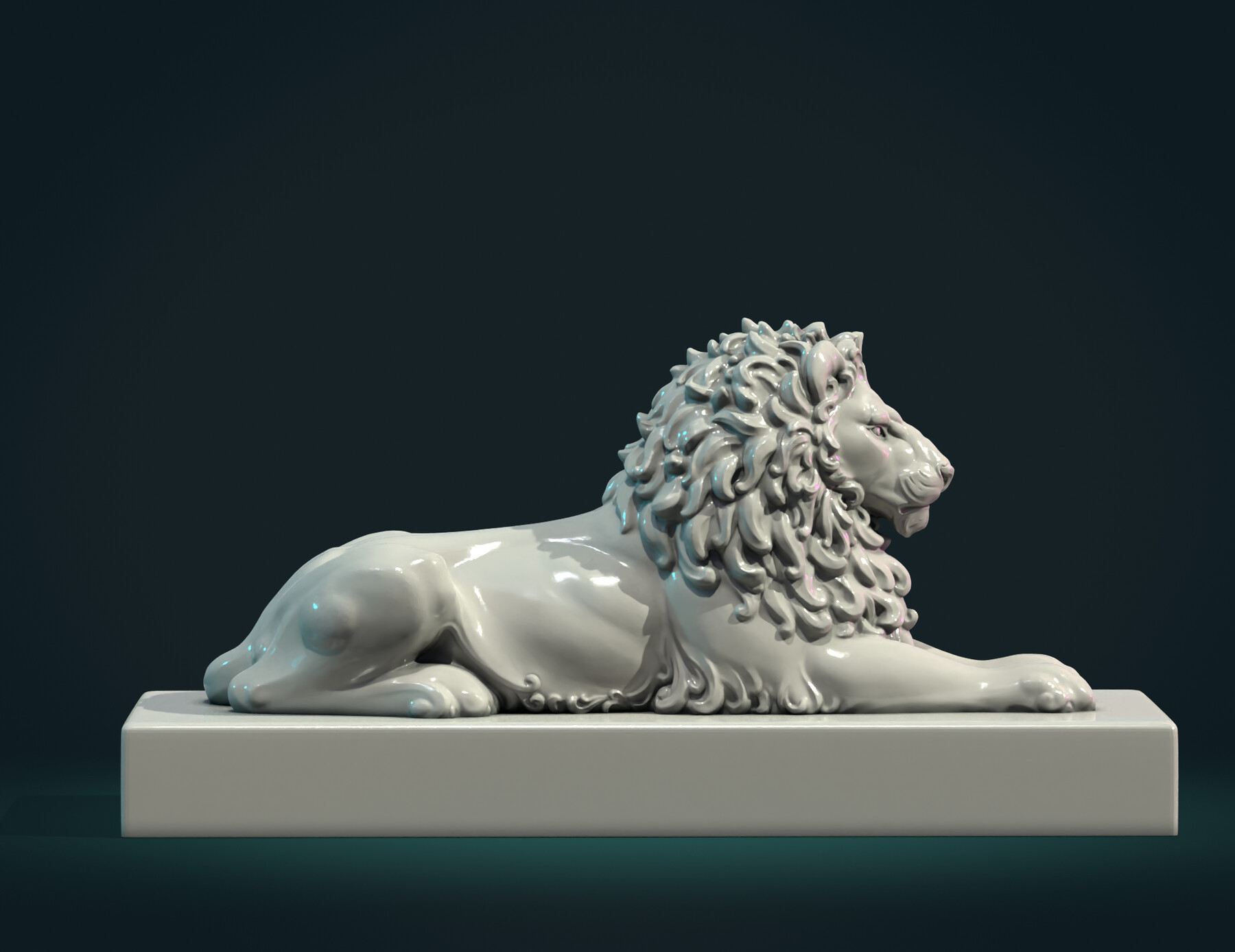 ArtStation - Lion Sculpture | Resources