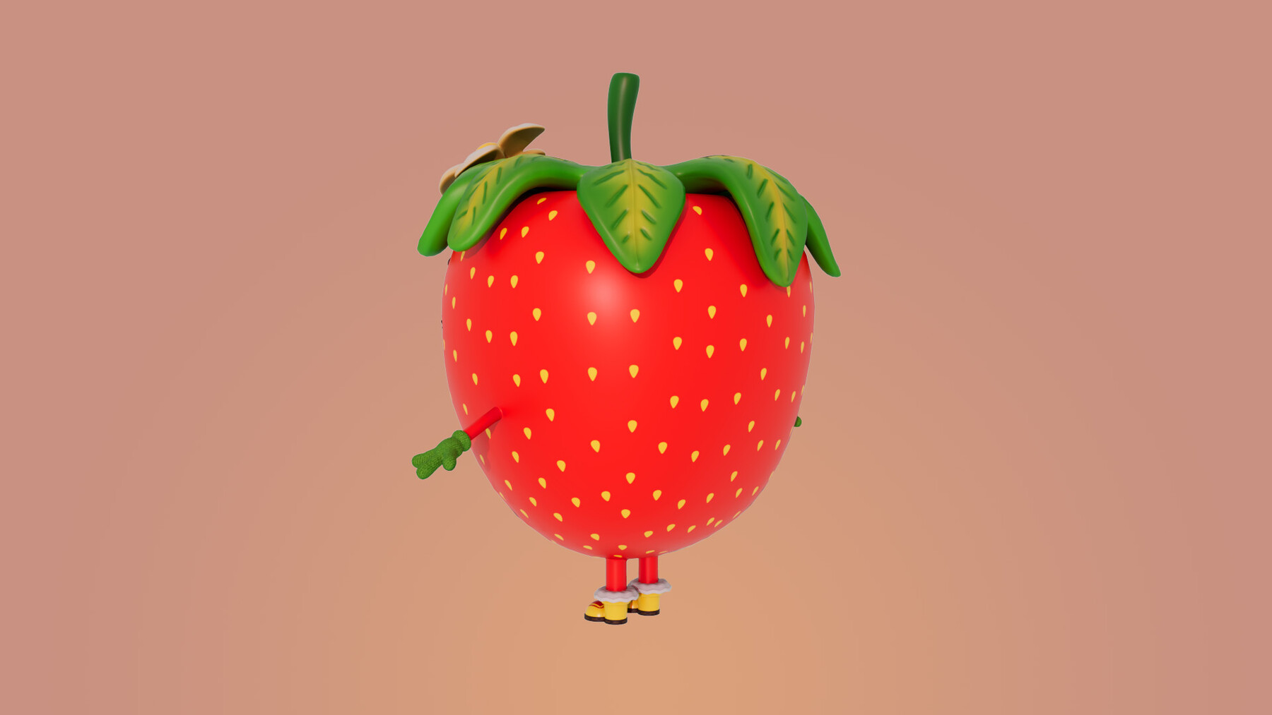 ArtStation - strawberry cartoon | Game Assets