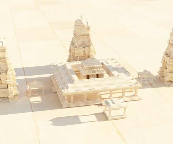 ArtStation - Temple_Bundle_Pack 3D Model | Game Assets