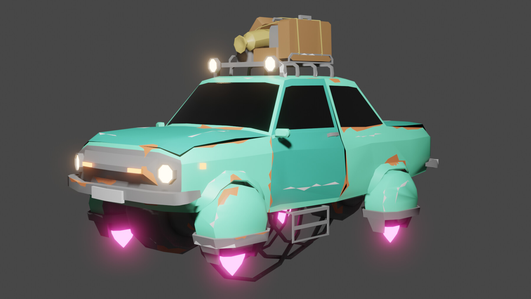 ArtStation - 3D Sci-Fi Car | Game Assets