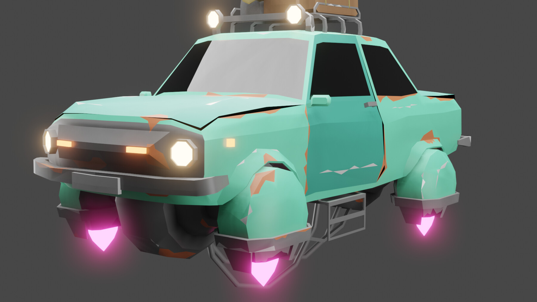 ArtStation - 3D Sci-Fi Car | Game Assets