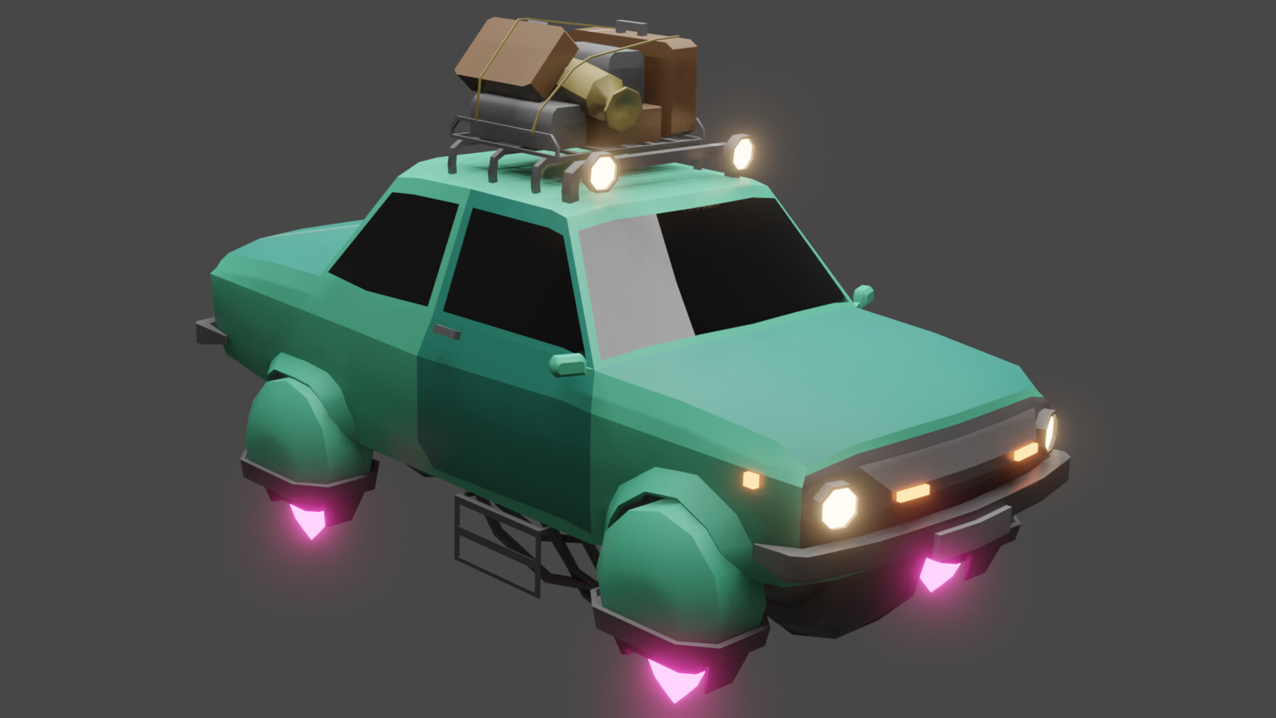 ArtStation - 3D Sci-Fi Car | Game Assets