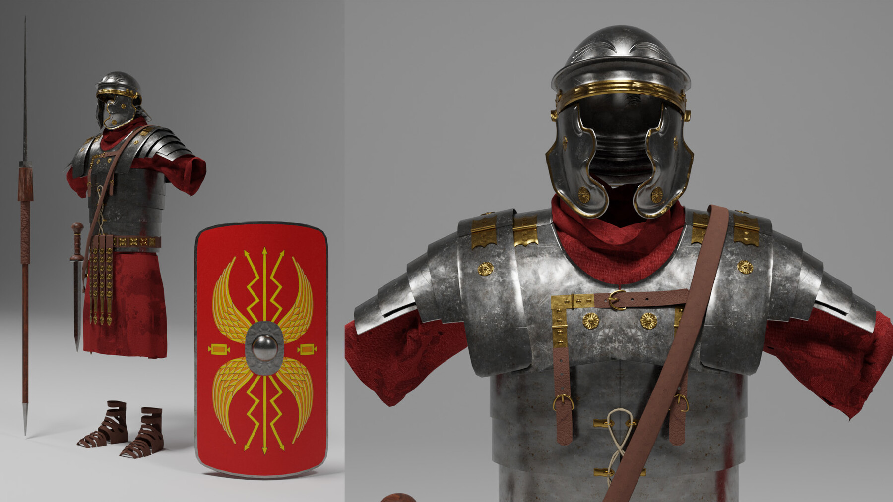 ArtStation - Roman Legionaries - 3D models | Resources