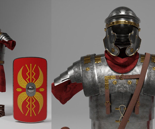 ArtStation - Roman Legionaries - 3D models | Resources