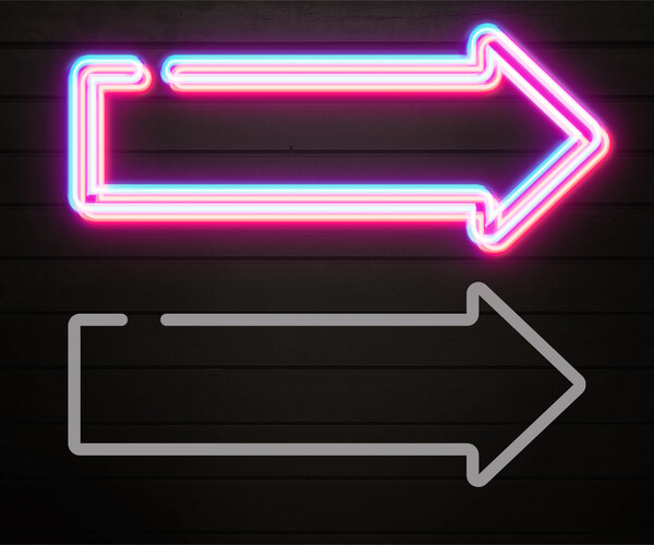 ArtStation - Neon Photoshop Actions, Neon Maker Lights Generator, Neon ...