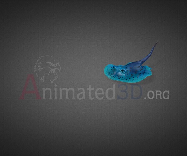 ArtStation - Ray Fish-Swim2 | Game Assets