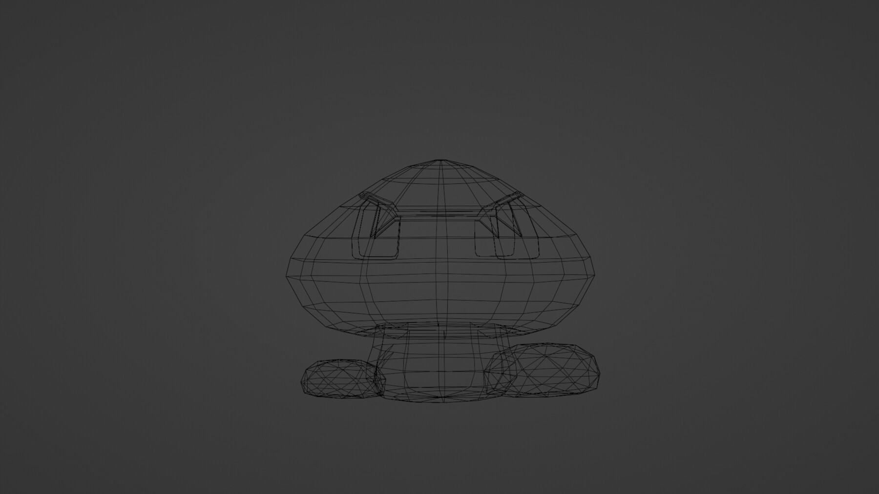ArtStation - Blue Goomba Super Mario Bros Low Poly 3D Model | Game Assets