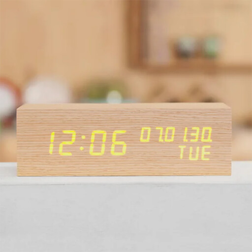 ArtStation - LED Wood Alarm Clock | Resources
