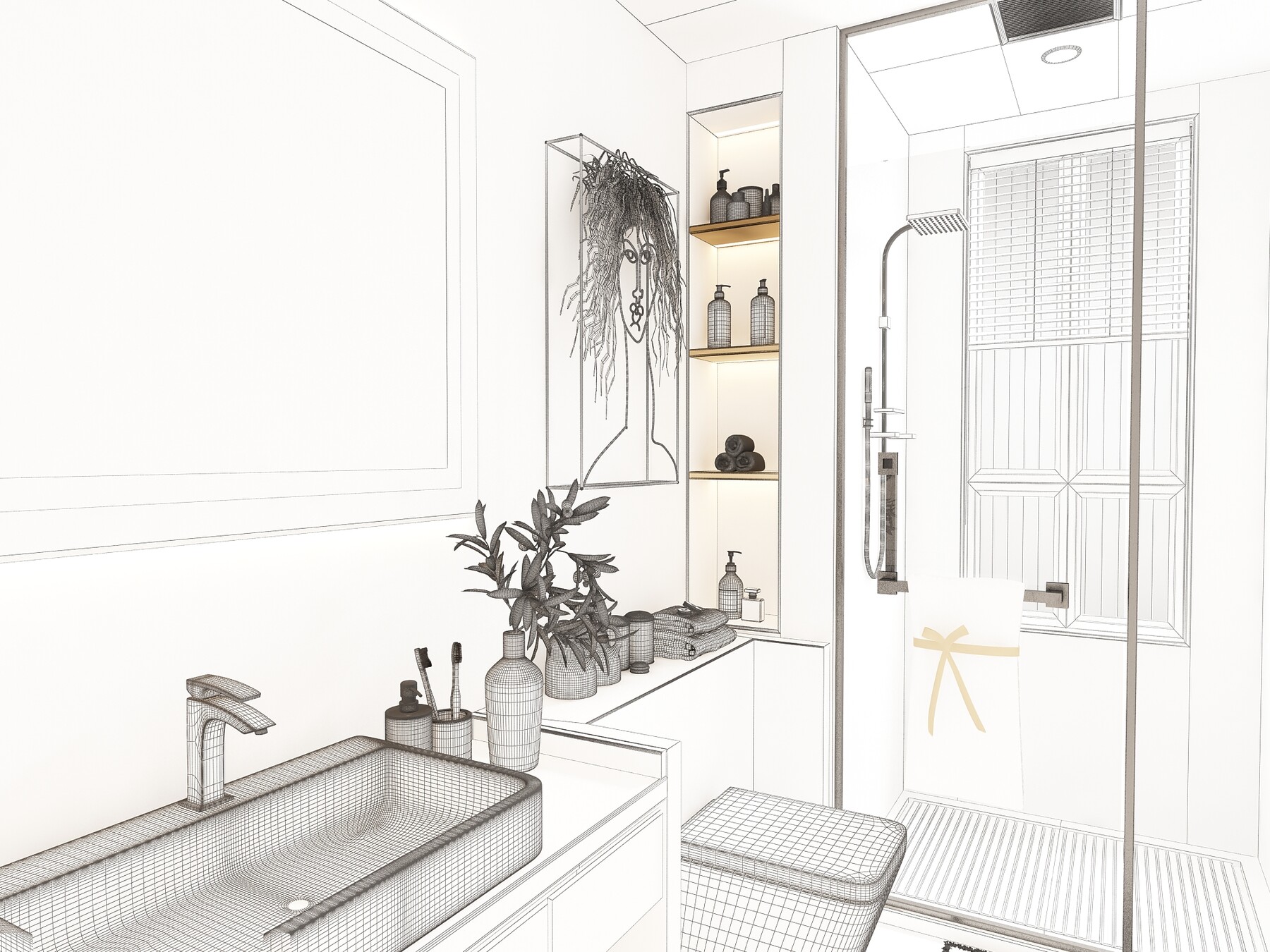 ArtStation - Modern Bathroom - 056 | Resources