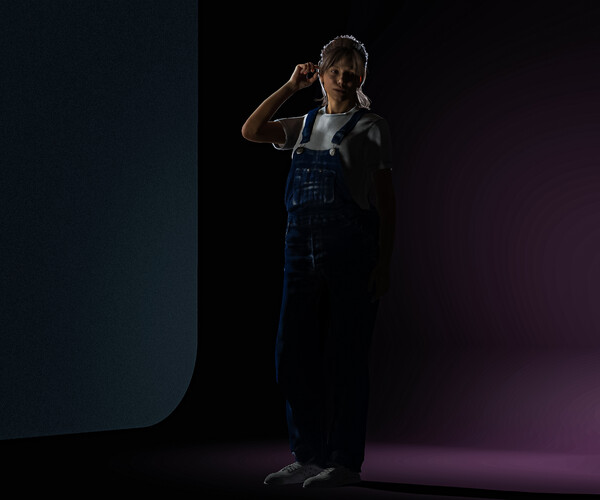 ArtStation - High Quality Realistic Worker Woman Character | Resources