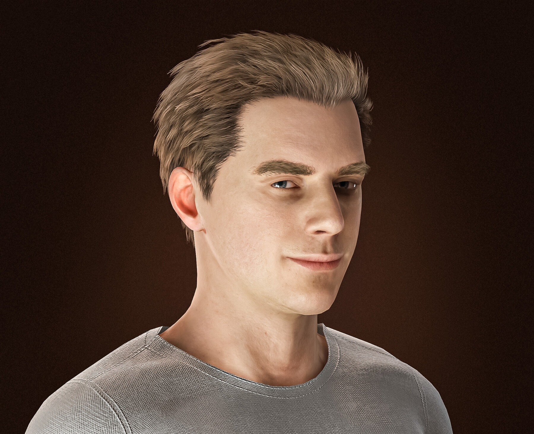 ArtStation - High Quality Realistic Casual Man in Short Character ...