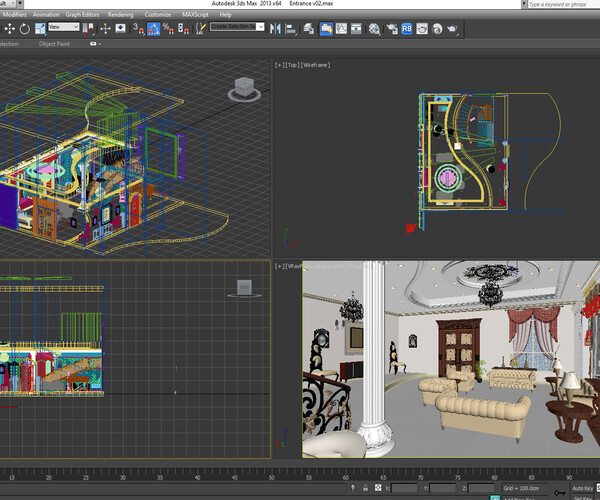 ArtStation - Living Room Interiors 3D Scene | Resources