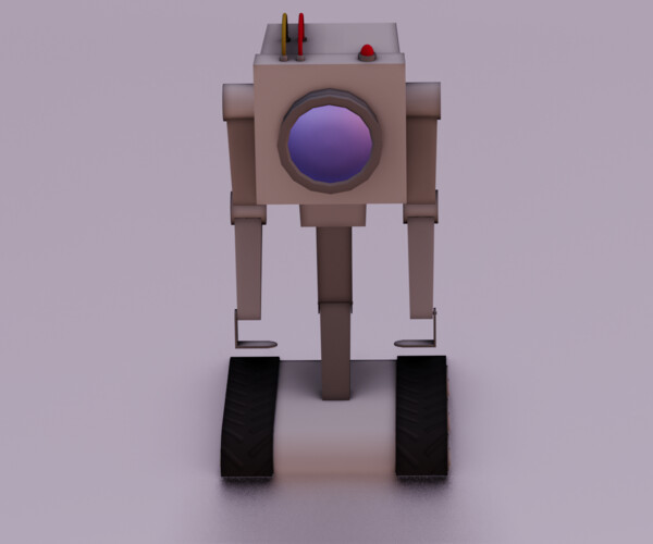 ArtStation - ROBOT GAME READY LOW POLY | Game Assets