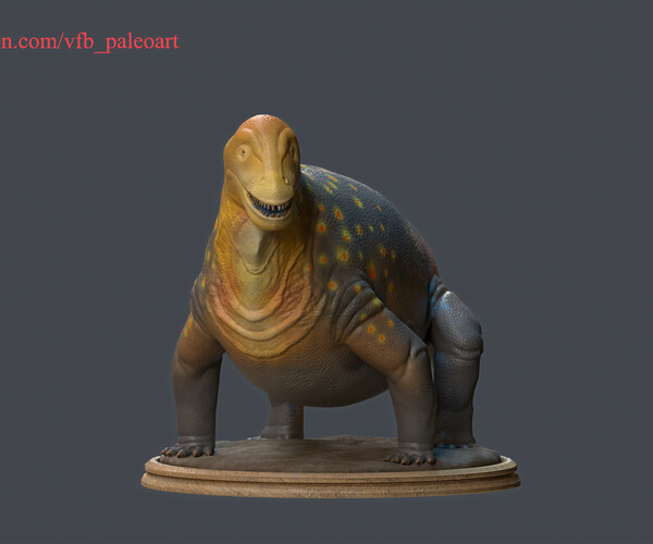 ArtStation - Moschops capensis - Statue for 3D printing | Resources