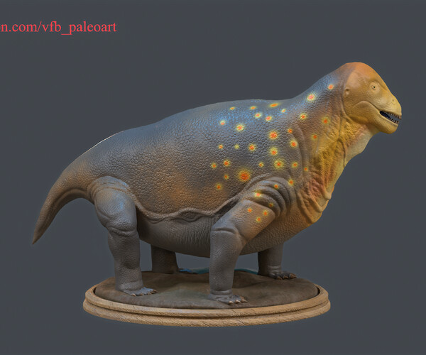 ArtStation - Moschops capensis - Statue for 3D printing | Resources