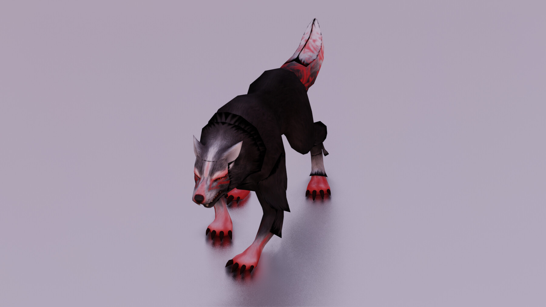 ArtStation - WOLF GAME READY 3D MODEL LOW POLY | Game Assets