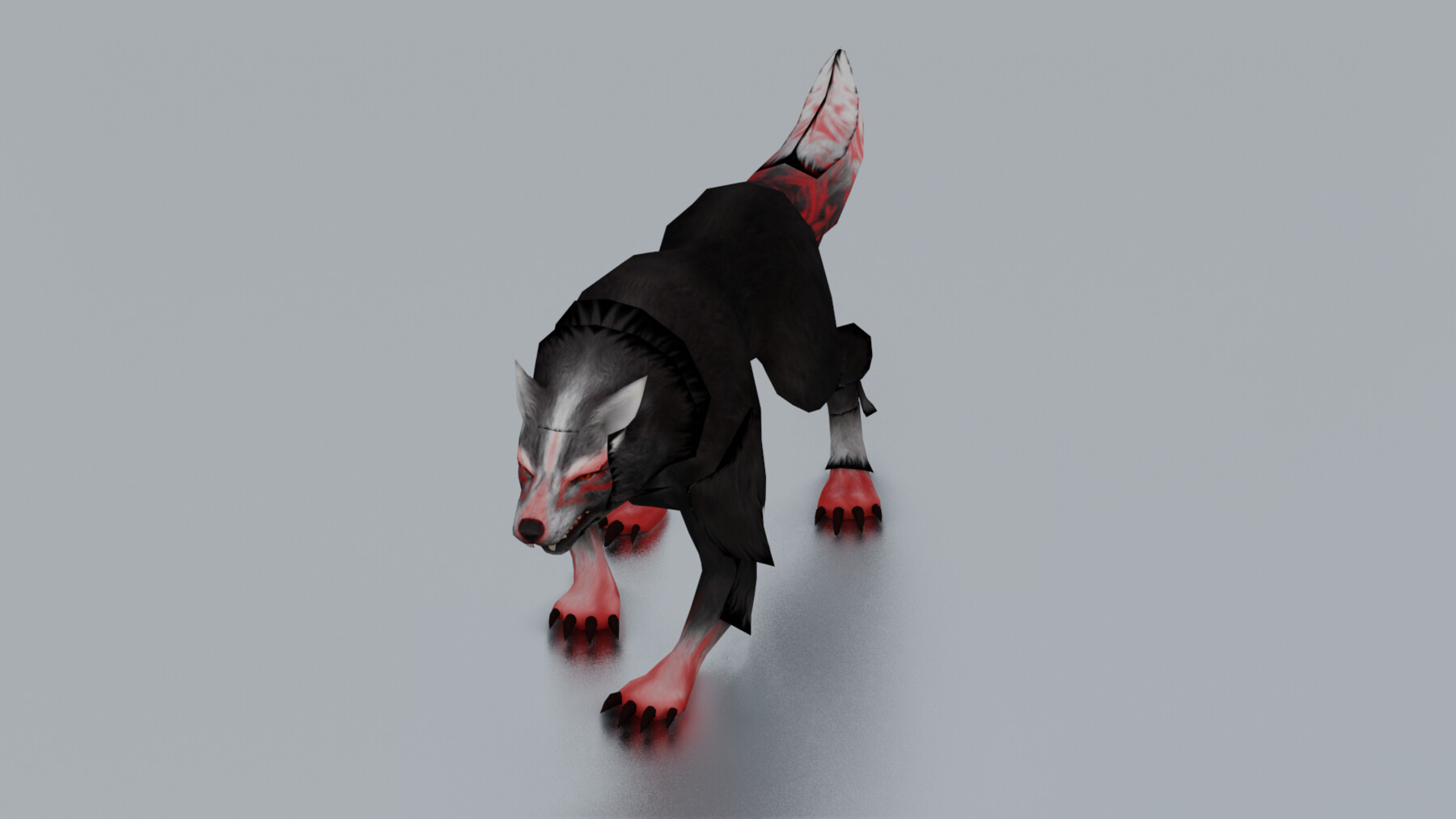 ArtStation - WOLF GAME READY 3D MODEL LOW POLY | Game Assets